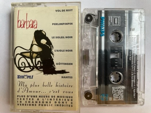 BARBARA MA PLUS belle histoire d'amour... c'est vous cassette audio ...
