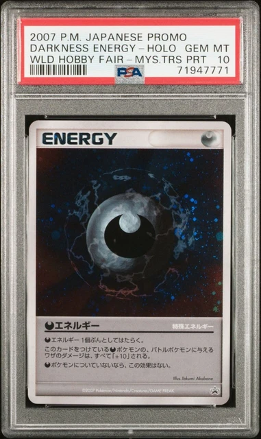 POKEMON CARD : Darkness Energy Holo - Psa 10 - Japanese Promo World ...