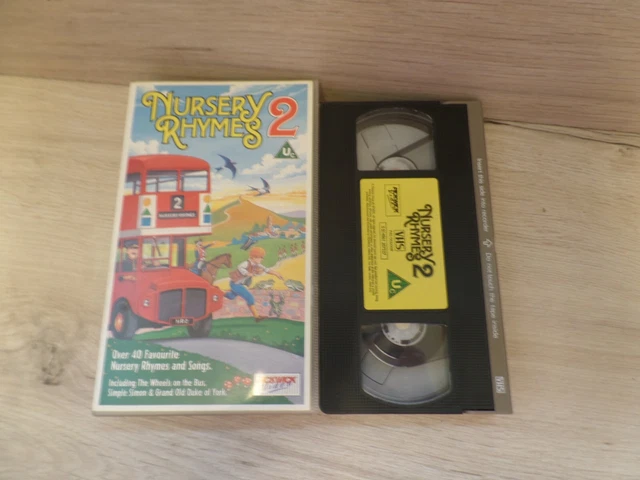 NURSERY RHYMES 2 VHS Video childrens retro EUR 16,68 - PicClick IT