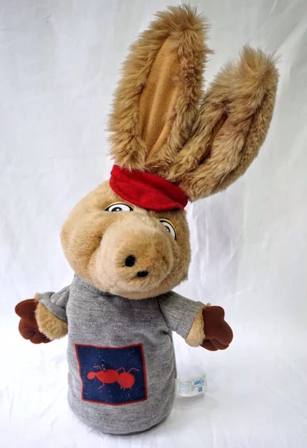 VINTAGE OTIS THE Aardvark soft toy hand puppet 1990s CBBC by 'Born to ...