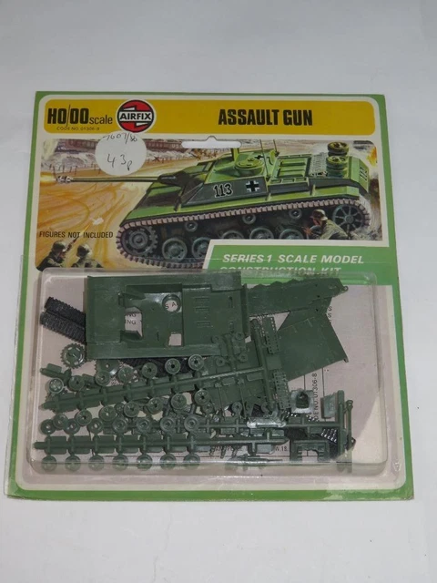 AIRFIX HO/OO SCALE MODEL KIT German Army Assault Gun Type 4 Blister ...