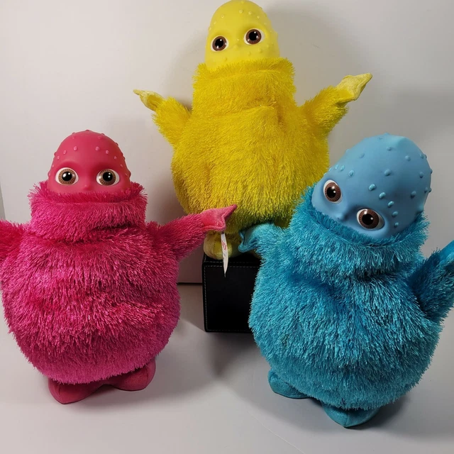 3 BOOHBAH PLUSH Pink Jingbah Blue Jumbah and Yellow Humbah 2004 Dancing ...