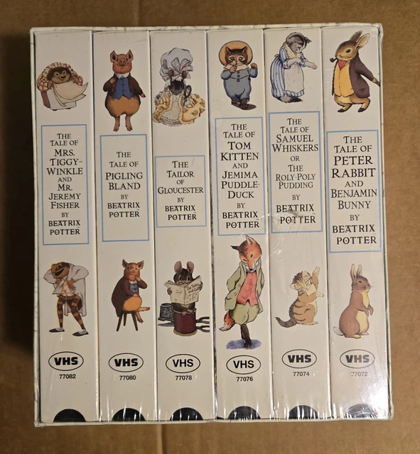 BEATRIX POTTER WORLD of Peter Rabbit Friends 1994 VHS Collector's ...