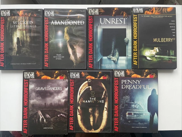 HORROR MOVIE DVD Lot After Dark Horrorfest 8 Films to Die For - 7x ...