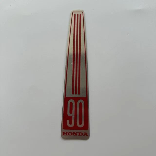HONDA CUB 90 C90 Front Frame Sticker Badge Emblem Decal Aluminium £24. ...