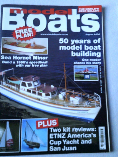 MODEL BOAT MAGAZINE COMPLETE WITH PLAN ; Au 200: Sea Hornet minor : for ...