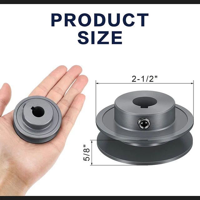 MECHANICAL BELT PULLEY Single/Double Groove Web Sheave Bored-to-Size ...