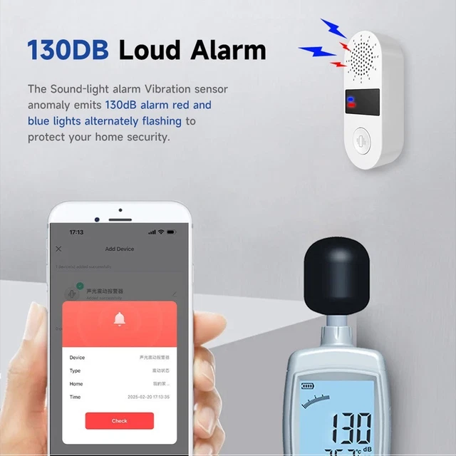 SOS SIGNAL DEVICE Portable Smart Alarm Supporting For Tuya WiFi For ...