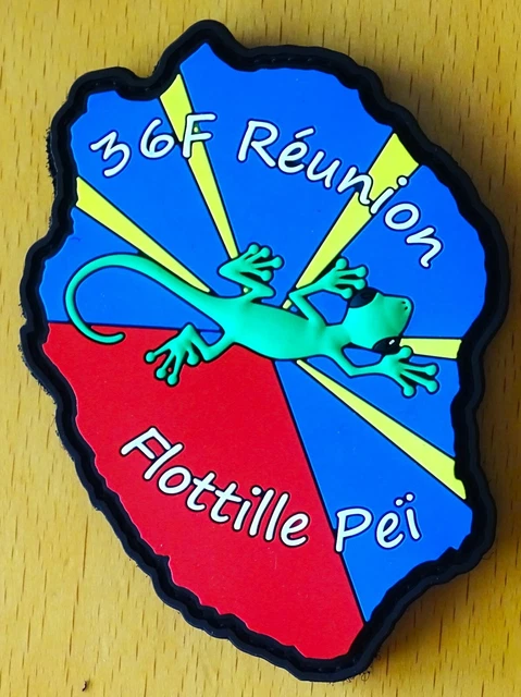 PATCH PVC 3D / Aeronavale - Flottille Helicopteres 36F - La Reunion EUR ...