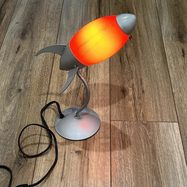 RARE RED ROCKET Ship Buck Rogers 1950's Style TV Desk Lamp £54.79 ...