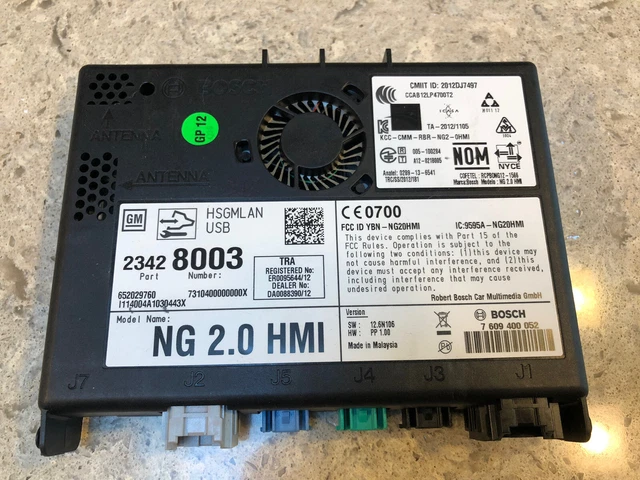 2014-2016 CHEVROLET SILVERADO OEM HMI Human Machine Interface ...
