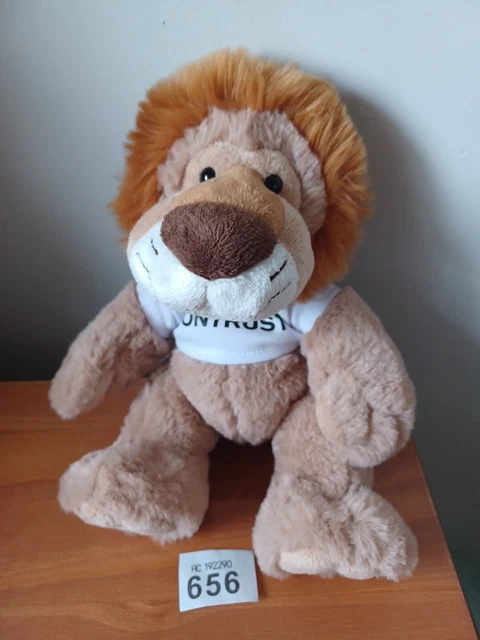 PLUSH LION RAVENSDEN Soft Toy, 12 Inch Tall Wearing a Liontrust T-shirt ...