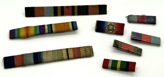 BRITISH MILITARY ISSUE WWI and WWII Medal Ribbon Collection £19.95 ...