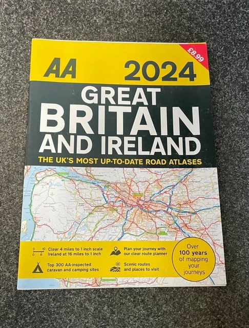 ATLAS ROUTIER AA 2024 Grande Échelle : Grande-Bretagne & Irlande. EUR ...
