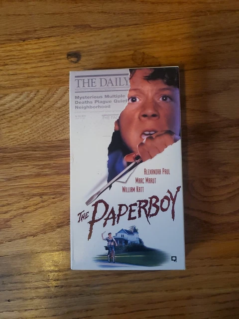 THE PAPERBOY VHS Tape Vintage 1994, Alexandra Paul Cult Classic Horror ...