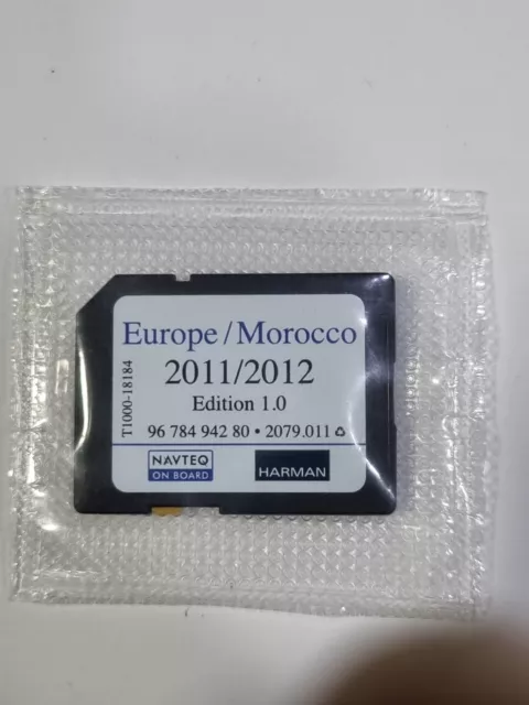CARTE SD GPS Europe Peugeot Citroen 9678494280 Navteq 207 308 3008 5008 ...