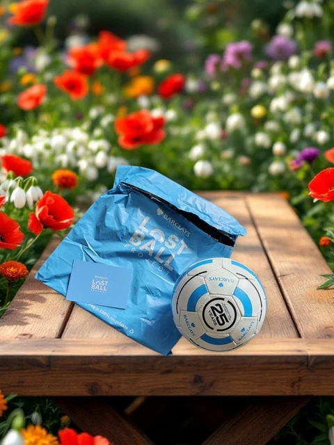 BARCLAYS LOST BALL 2025 Edition super rare genuine football fun winter ...