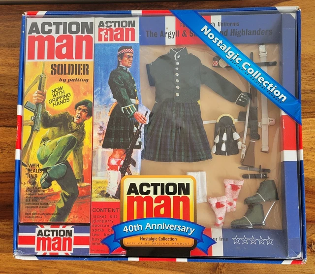 ACTION MAN 40TH Anniversary Argyll & Sutherland Highlanders £193.12 ...
