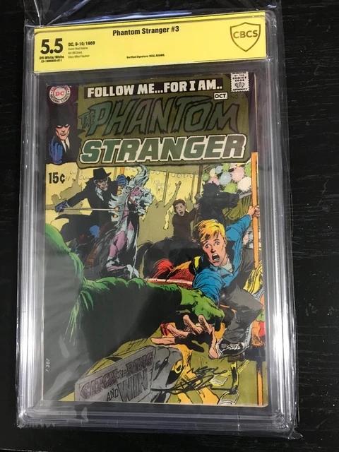 PHANTOM STRANGER #3 DC 1969 CBCS VS 5,5 fin moins signature vérifiée ...