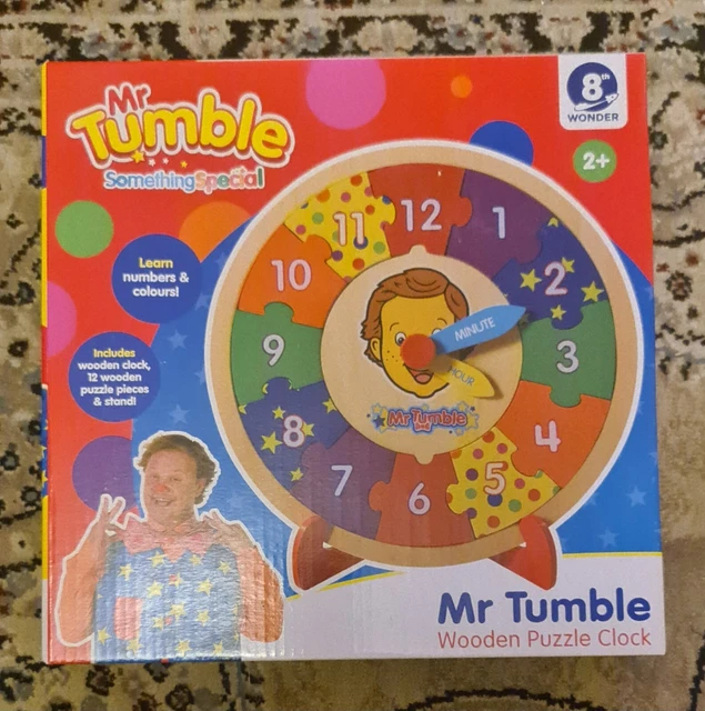 CBEEBIES MR TUMBLE Something Special Wooden Puzzle educational count ...