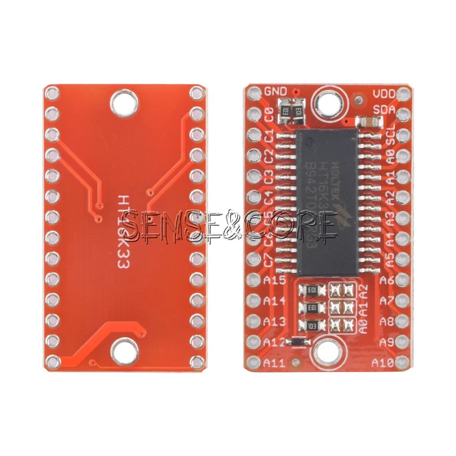 Ht16k33 Led Dot Matrix Drive Control Module Steady For Arduino 45v~5