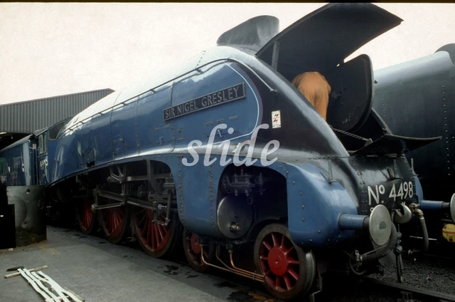 BRITISH RAILWAYS LNER A4 Steam Locomotive 4498 1994 Orig Slide ...