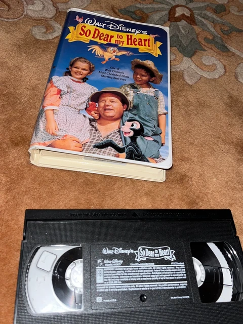 VINTAGE SO DEAR to my HEART VHS - Walt Disney Clamshell £3.70 - PicClick UK