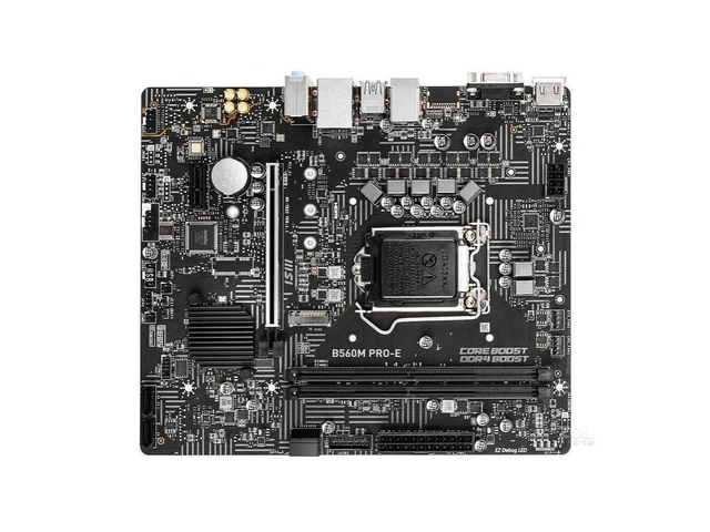 MSI B560M PRO-E LGA1200 Intel B560 DDR4 Micro ATX Intel Motherboard ...