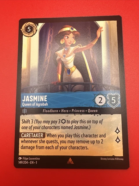 DISNEY LORCANA KARTEN - Jasmin 149/204 seltene Packung frisch EUR 1,14 - PicClick DE