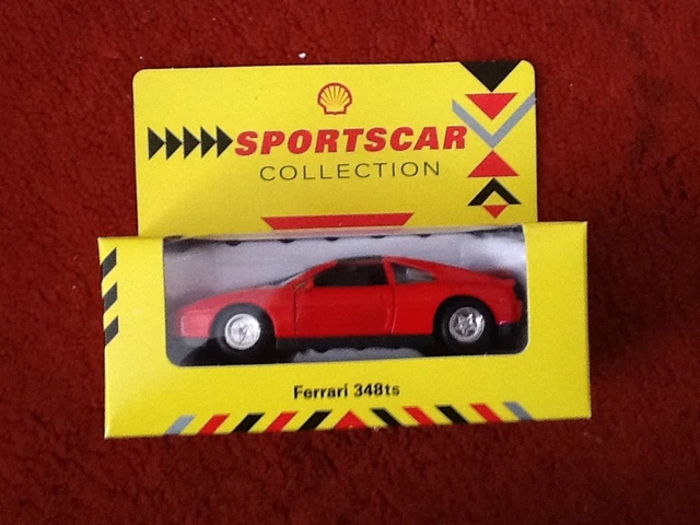 ORIGINAL BOXED SHELL Petrol Sportscar Collection Car Red Ferrari 348Ts ...