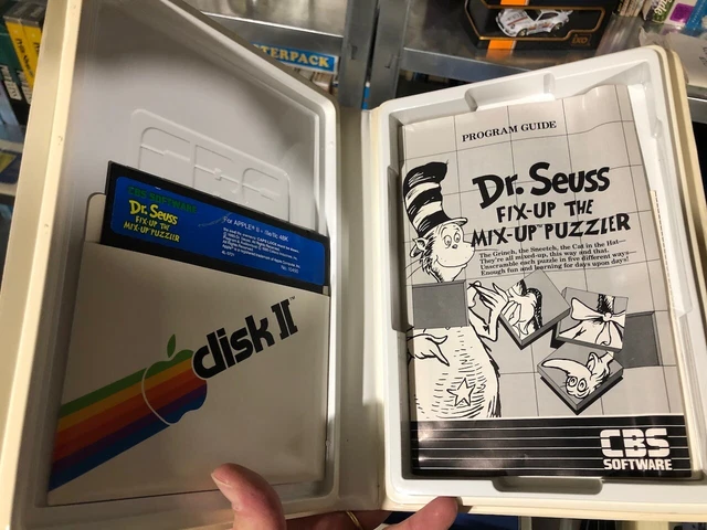 CBS DR. SEUSS Fix-Up The Mix-Up Puzzler Apple II II+ IIe IIc IIgs EUR ...