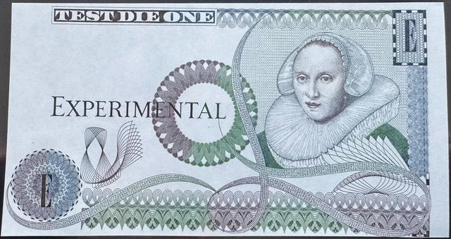 BANK OF ENGLAND - Test Die - One - Experimental - Rare - Highly ...