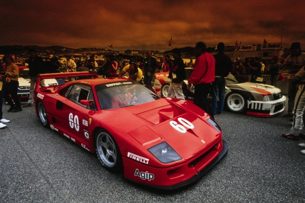 JEAN ALESI, FERRARI France, Ferrari F40 IMSA 1989 Old Motor Racing ...