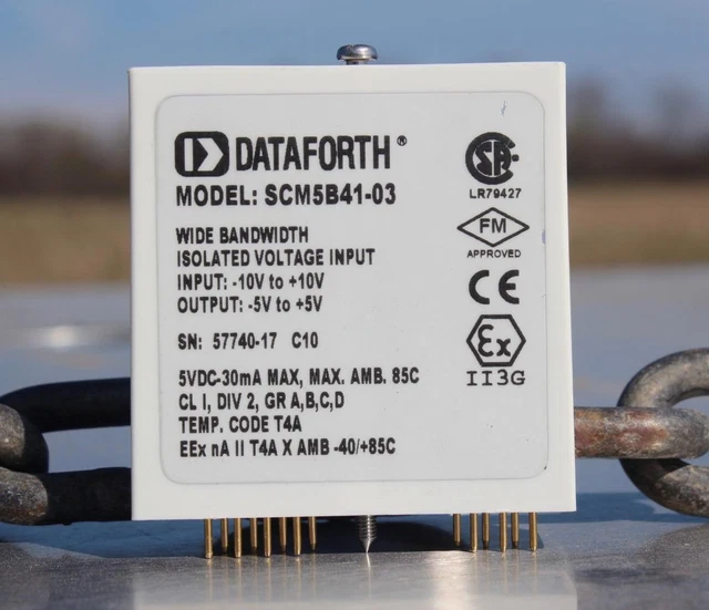 DATAFORTH ANALOG WIDE Bandwidth Isolated Voltage Input Module, Model ...