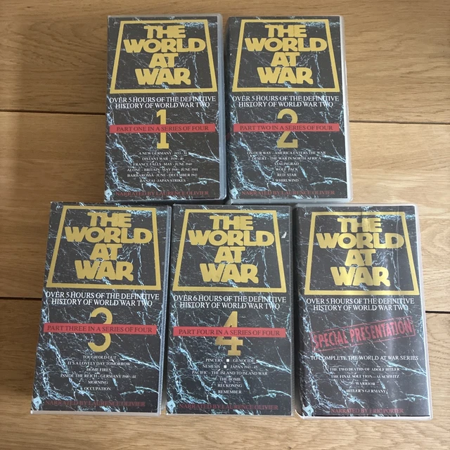 THE WORLD AT War Complete Series 10 VHS Tapes Documentary Rare £19.34 ...