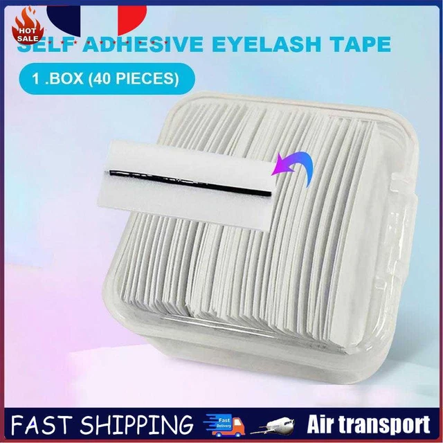REUSABLE SELF-ADHESIVE GLUE-FREE Eyelash Glue Strip False Lash Tape ...