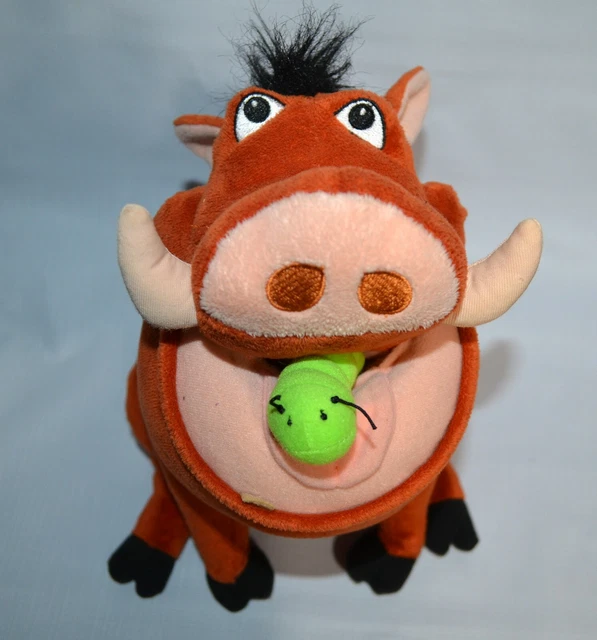 DISNEY THE LION King Talking Burping Pumbaa Warthog Plush Toy Doll ...
