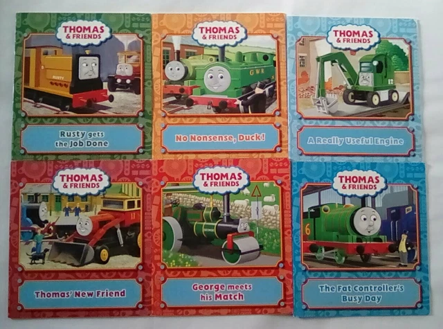 6 BOOKS THOMAS The Tank Engine & Friends Book Bundle Collection Joblot ...