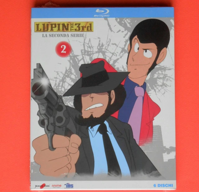LUPIN SECONDA SERIE box n°2 blu ray + booklet lupin the 3rd arsenio ...