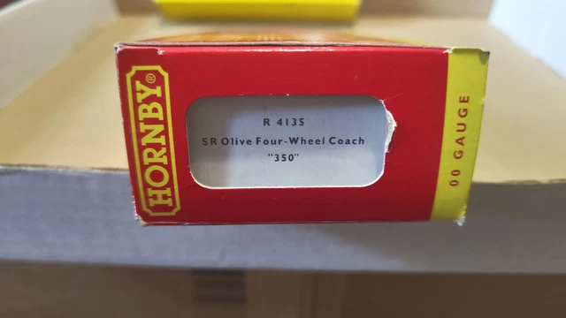 HORNBY R4135 SR Olive Green Four Wheel Coach x2 £38.14 - PicClick UK
