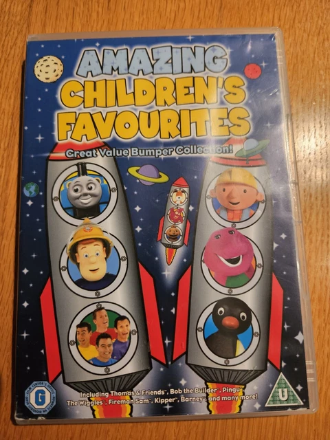 AMAZING CHILDREN'S FAVOURITES Dvd Kids Pingu / Wiggles / Kipper ...