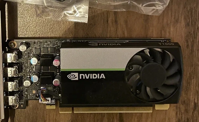NVIDIA QUADRO T1000 8GB GDDR6 GPU PCIe 3.0 x16 4 Mini DP EUR 236,05 ...