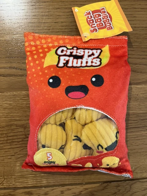 NEW CRISPY FLUFFS Snack Plush Bag Soft Stuffed Toy - Snack Bag Buddies ...