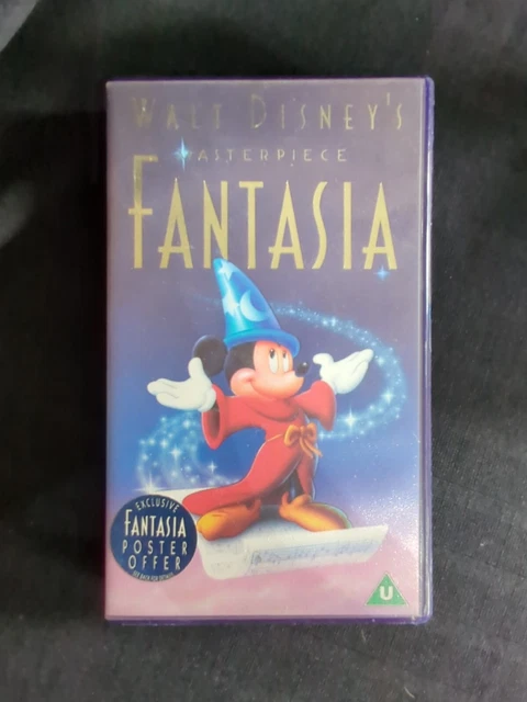 FANTASIA VHS WALT Disney Classic £2.00 - PicClick UK