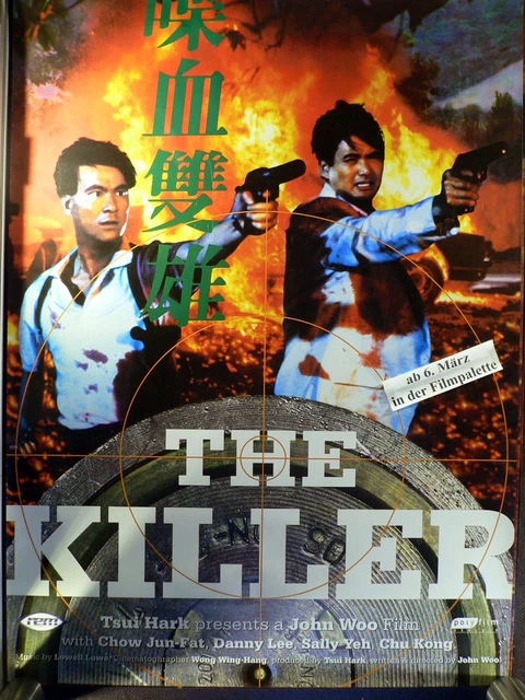 THE KILLER - John Woo - Chow Yun-Fat - Filmposter A1 84x60cm gerollt ...