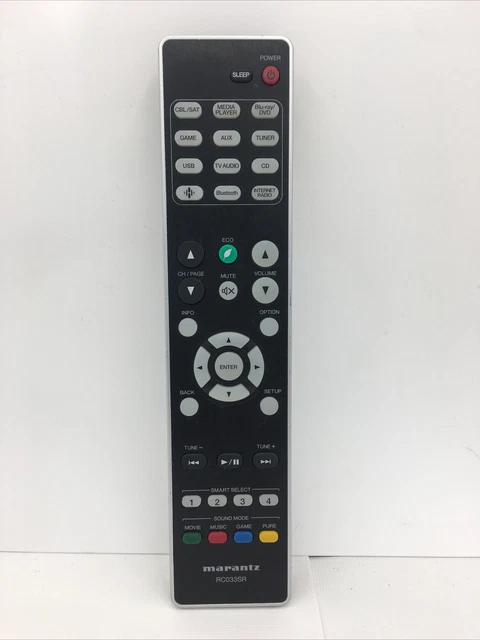 GENUINE ORIGINAL OEM Marantz Remote Control RC033SR AV Receiver NR1508 ...