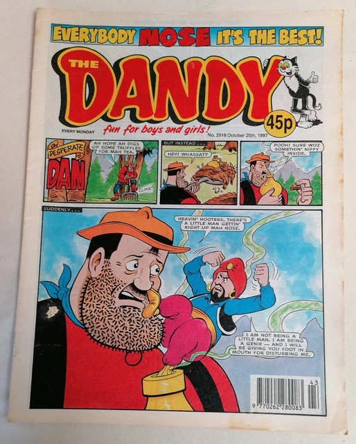 COMIC - VINTAGE British Comic The Dandy Fun For Boys & Girls No. #2918 ...
