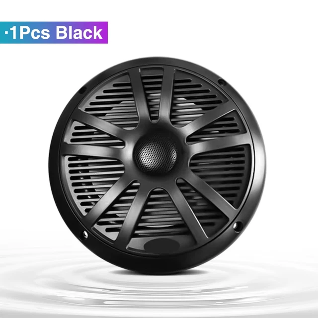 6.5 INCH MARINE Speakers 120W Waterproof Weather Resistant Stereo Boat ...