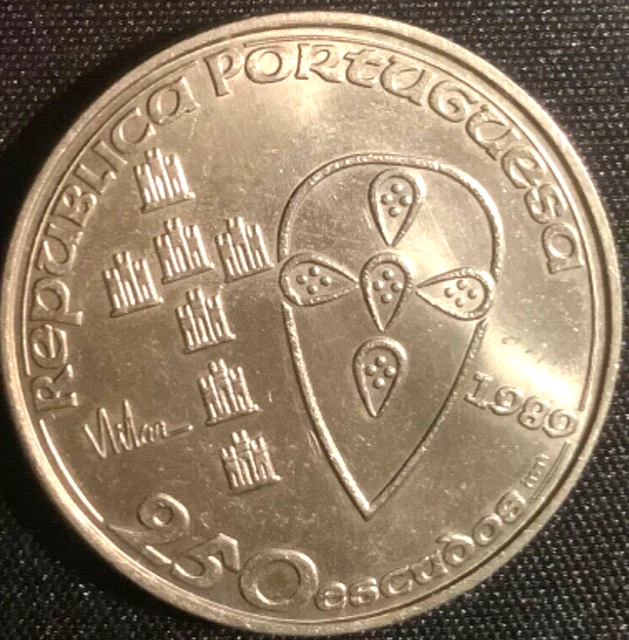 1989 PORTUGAL 250 Escudos - Copper-Nickel Coin $4.00 - PicClick CA 1989 PORTUGAL 250 Escudos - Copper-Nickel Coin $4.00 - PicClick CA
