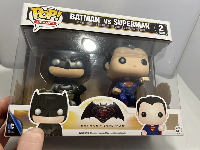 FUNKO POP! VINYL DC BVS Snyder Batman Vs Superman 2 Pack Never Opened ...